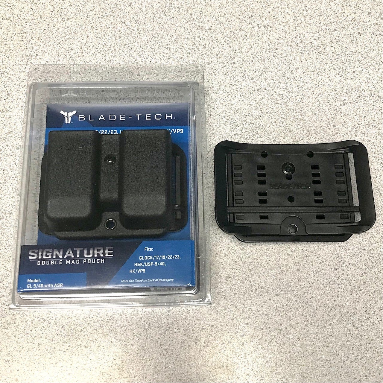 Blade-Tech Magazine Pouch - Double Pistol with ASR back | Tucson Border ...