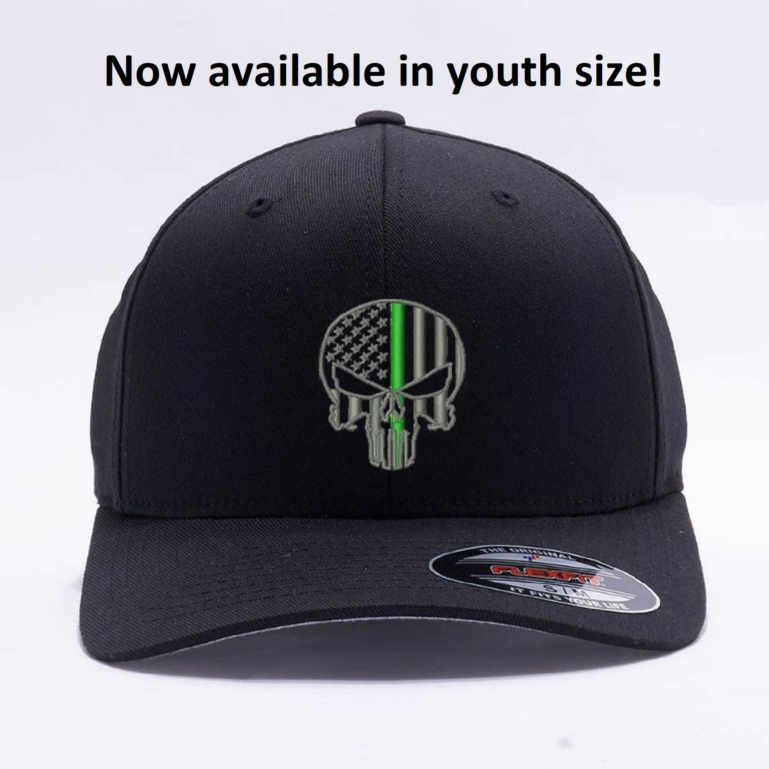 Hat - Black, Punisher Logo | Tucson Border Patrol MWR Association