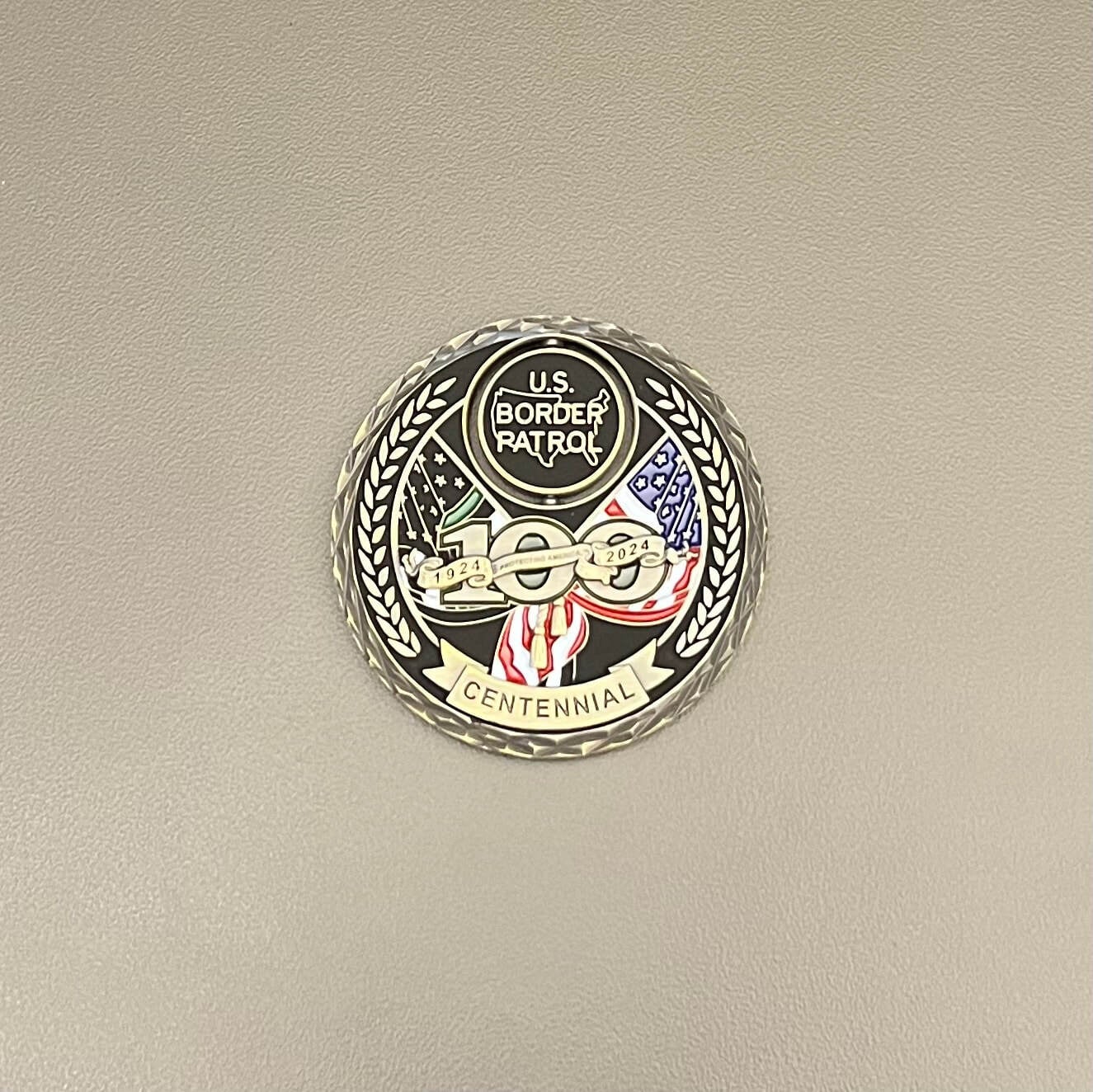 Coin - 100th Anniversary USBP | Tucson Border Patrol MWR Association
