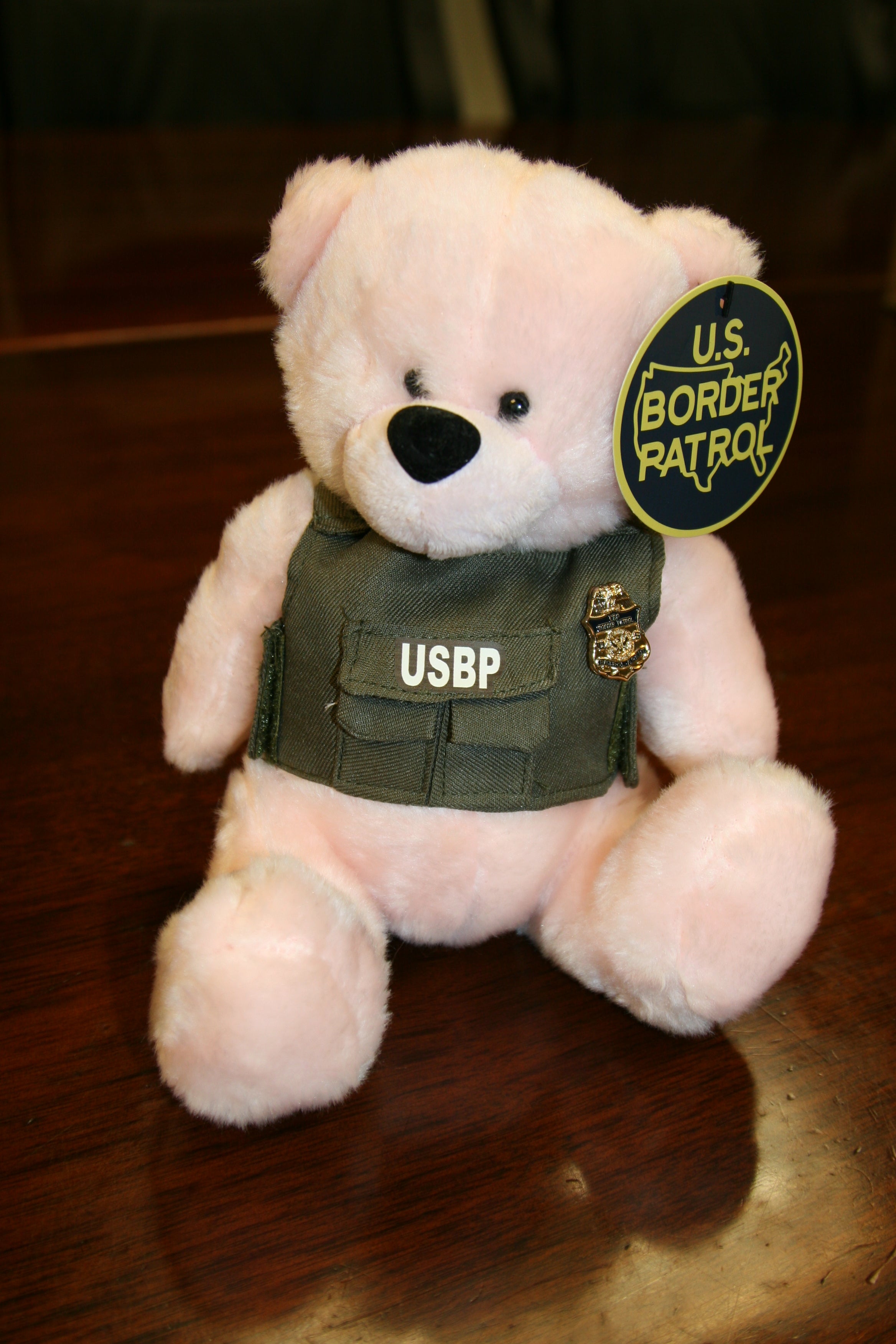 Stuffed Animal - Tactical Pink Teddy | Tucson Border Patrol MWR Association